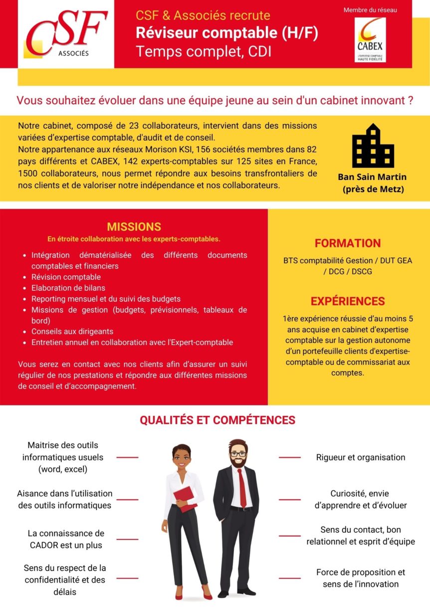 fiche-poste-reviseur-comptable-csf | CSF Expert-Comptable à Metz